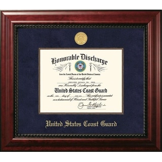 Patriot Frames Coast Guard 8.5x11 Discharge Executive Frame with Gold ...