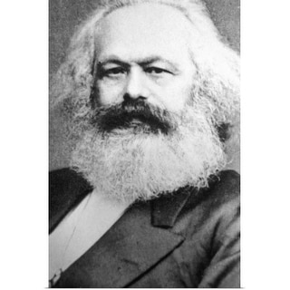 "Portrait of Karl Marx" Poster Print - Multi - Bed Bath & Beyond - 16476130