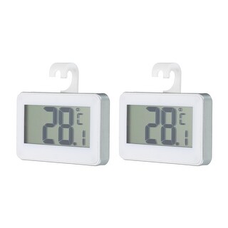 2Pcs Digital LCD Refrigerator Fridge Thermometer °C/°F Temperature ...