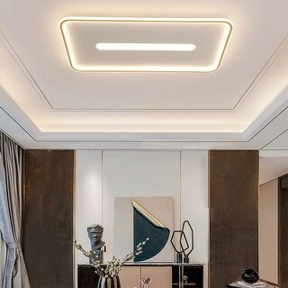 Crystal LED Chandelier Invisible Ceiling Light Lamp w/ Remote Control ...