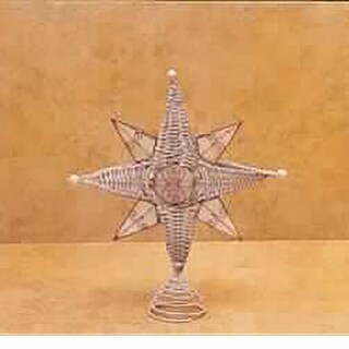 Wicker Star Tree Top - Yellow - Bed Bath & Beyond - 38215872