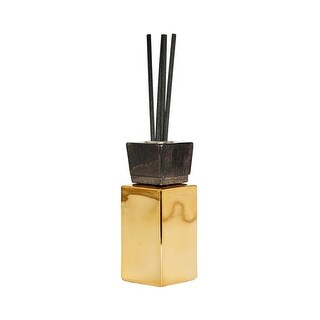 Square Base Reed Diffuser with Black Cap - Bed Bath & Beyond - 38320034