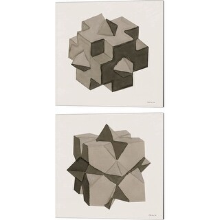 Stellar Design Studio 'Geo' Canvas Art (Set of 2) - Bed Bath & Beyond ...