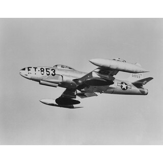 US F-80 Jet Fighter Carrying Napalm In Seventy Five Gallons Dark ...
