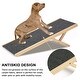 39in Long Folding Portable Dog Ramp with Anti-Slip Paw Traction Mat, 4 ...