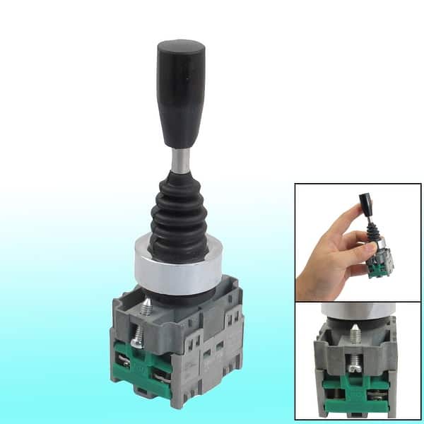 AC 400V 10A 2NO Momentary 22mm Fixing Thread 2 Way Joystick Switch - AC ...