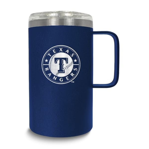 MLB Texas Rangers Stainless Steel 18 Oz. Hustle Mug with Lid - Bed Bath ...