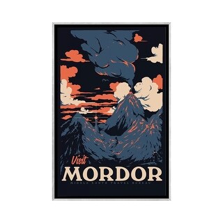 iCanvas "Visit Mordor II" by Mathiole Framed - Bed Bath & Beyond - 37657237