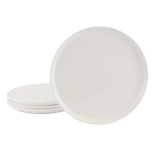 Our Table Landon 4 Piece 8.4 Inch Round Stoneware Salad Plate Set in ...