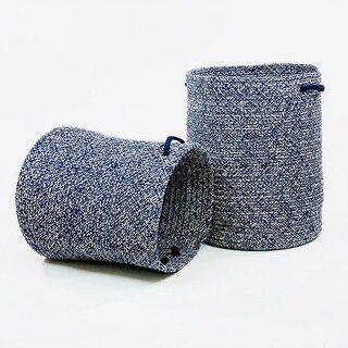 Handcrafted Galaxy Weave Hamper Style Baskets for Multi-Use_Sm/Lrg_4 ...