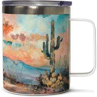 Desert Dream Stainless Steel Mug with Lid 12 oz. Manufactured in the ...