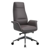 Summit High-Back Leather Office Chair with Swivel and Tilt - On Sale ...