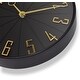 Westclox 12" Modern Dial with Raised Numbers Wall Clock for Living Room ...