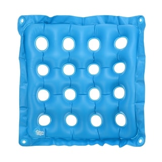 Inflatable Seat Cushion, Air Chair Cushions PVC Square Seat Pad, Blue ...
