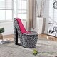 Zebra Print High Heel Chair - Bed Bath & Beyond - 8428410