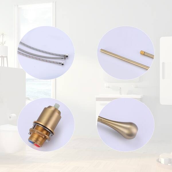 Eye-Catching Ceiling Mounted Long-Line Single Handle Bathroom Faucet ...