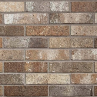 Brick City 2x10 Multicolor Porcelain Subway Tile - Floor & Wall - Bed ...