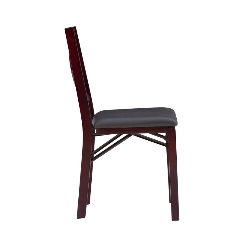 Linon Porch & Den Espresso Folding Chair (Set of 2) - On Sale ...