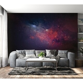 Premium Peel & Stick Wall Mural - Galaxy Stars Space - Bed Bath ...