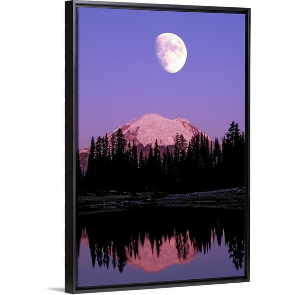 black hole moon lake