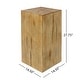 Wood-Look Square-Column MGO End Table - Bed Bath & Beyond - 43767129