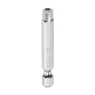 SQ5 Magnetic Security Square Screwdriver Bit 1/4" Hex Shank 2" Length ...