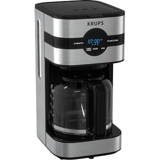 10-Cup Digital Coffee Maker, Black Stainless Steel, Programmable ...
