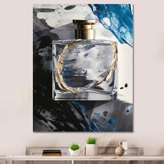 Designart "The Essence Of Perfume Ii" Fashion Perfume Wall Decor - Bed ...