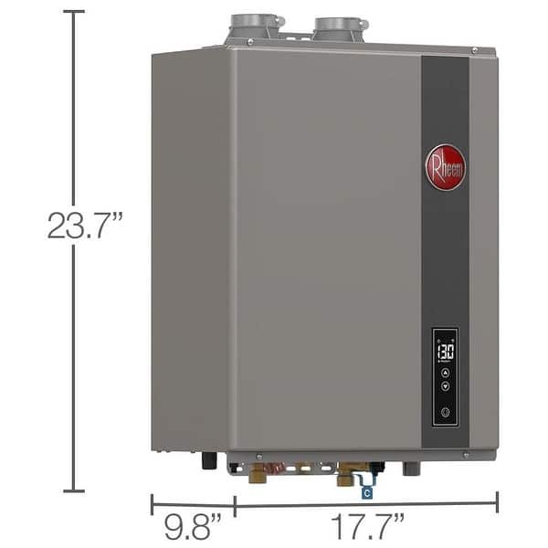 Rheem RTGH-68DVLN-3 Rheem RTGH Series 6.8 GPM 120,000 BTU 120 Volt ...