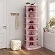 7-Tier 360° Rotating shoe rack, Shoe Rack Tower holds up to 35 pairs of ...