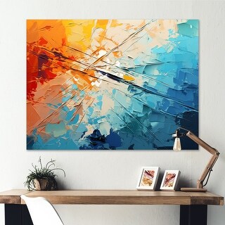 Designart "Teal Solar Panels Minimalism Solar Panels " Solar Panels ...