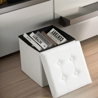 PVC MDF Foldable Storage Footstool with Anti-Rust and Anti-Skidding ...