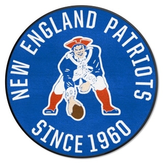 New England Patriots Roundel Rug - 27in. NFL Retro Logo, Pat the ...
