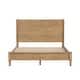 Solid Wood Panel Platform Bed with Headboard, Double Size Beds Wooden ...