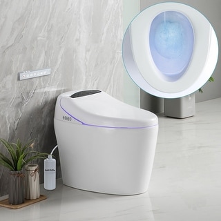 Elongated Smart Toilet With Advance Bidet And Soft Closing Seat - Bed ...