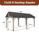 12 x 20 ft. Wood Gazebo Cedar Framed Wooden Gazebo - Bed Bath & Beyond ...