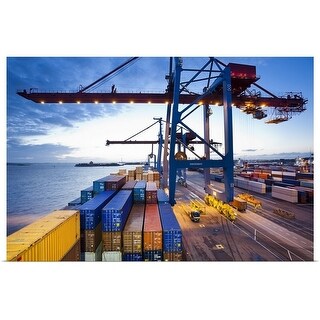 "Container terminal" Poster Print - Multi - Bed Bath & Beyond - 16480695