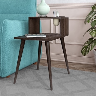 Carson Carrington Shorewood Mid Century Modern Wood End Table - Bed ...