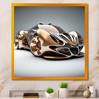 Designart "Futuristic Bugatti Design In Black And Magenta I" Exotic Car ...