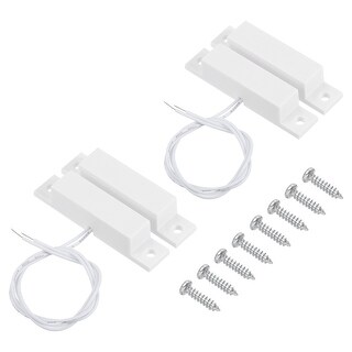 Magnetic Reed Switch, 2 Sets NO Wired Door Window Contact Switch for ...