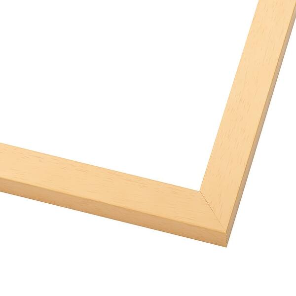 27x27 Traditional Natural Complete Wood Square Picture Frame with UV ...