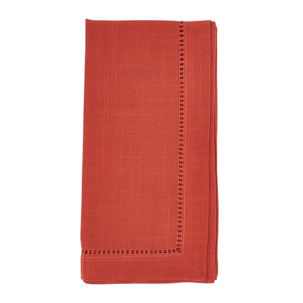 Hemstitched Border Design Dinner Napkins (Set of 12) - Bed Bath ...