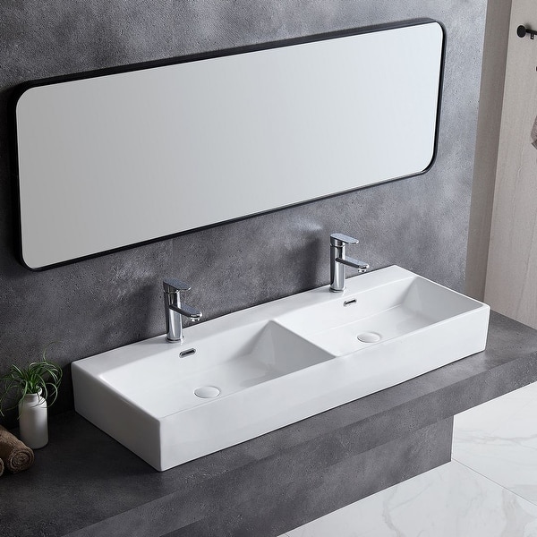 small double trough sink