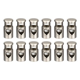Metal Cord Locks Single Hole Spring Stopper Fastener Slider Toggles End ...