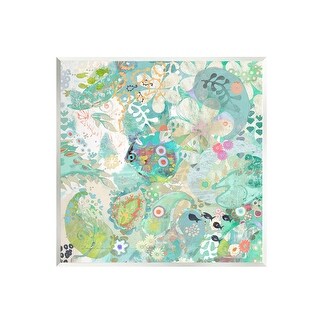 Stupell Green Paisley Fish Pattern Wall Plaque Art Design by Evelia ...