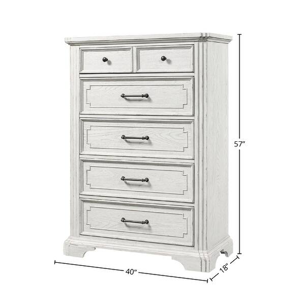 Clara 6-Drawer Chest, White Mist - Bed Bath & Beyond - 39861573