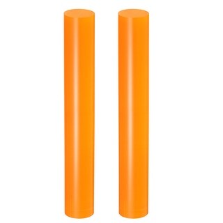 2pcs Acrylic Clay Roller 18.5cm x 2.5cm for Shaping Sculpting Orange ...