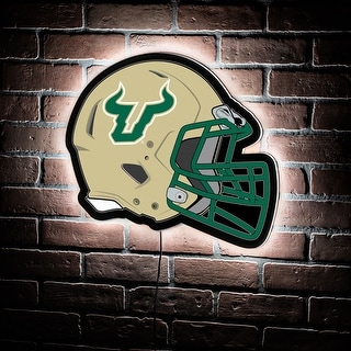 University of South Florida Round 23 in. Plug-in LED Lighted Sign - Bed ...