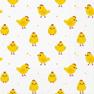Set Of 20 Luncheon Cute Chicken Napkins - Bed Bath & Beyond - 42351571