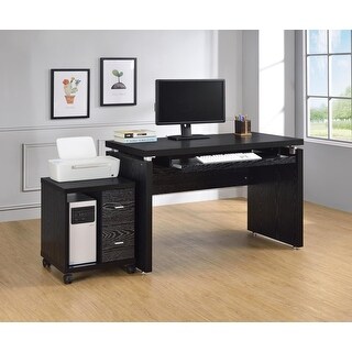 Milliken 2-Piece Computer Desk with Mobile CPU Stand Set - Bed Bath ...